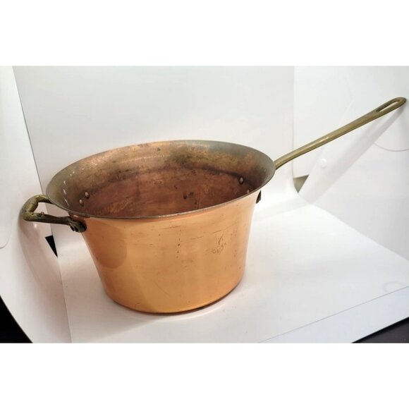 Ruffoni | Kitchen | Antique Ruffoni Copper Saucepan Brass Handle 9 ...